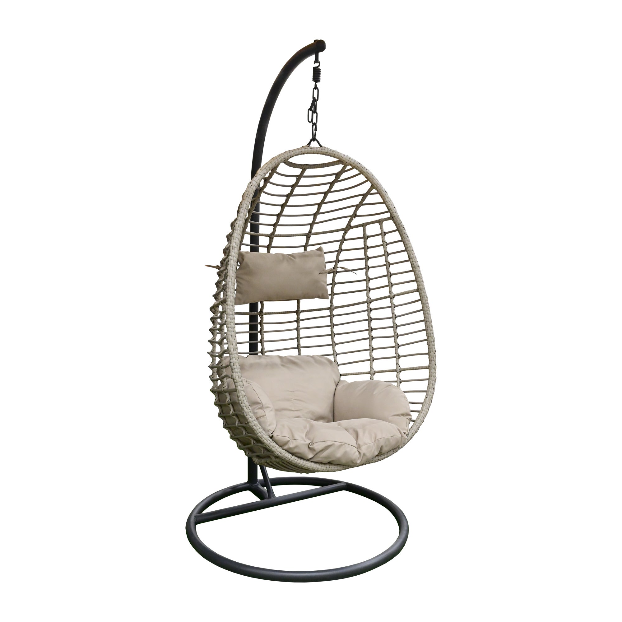 Hangstoel Bresa taupe Bois le Duc